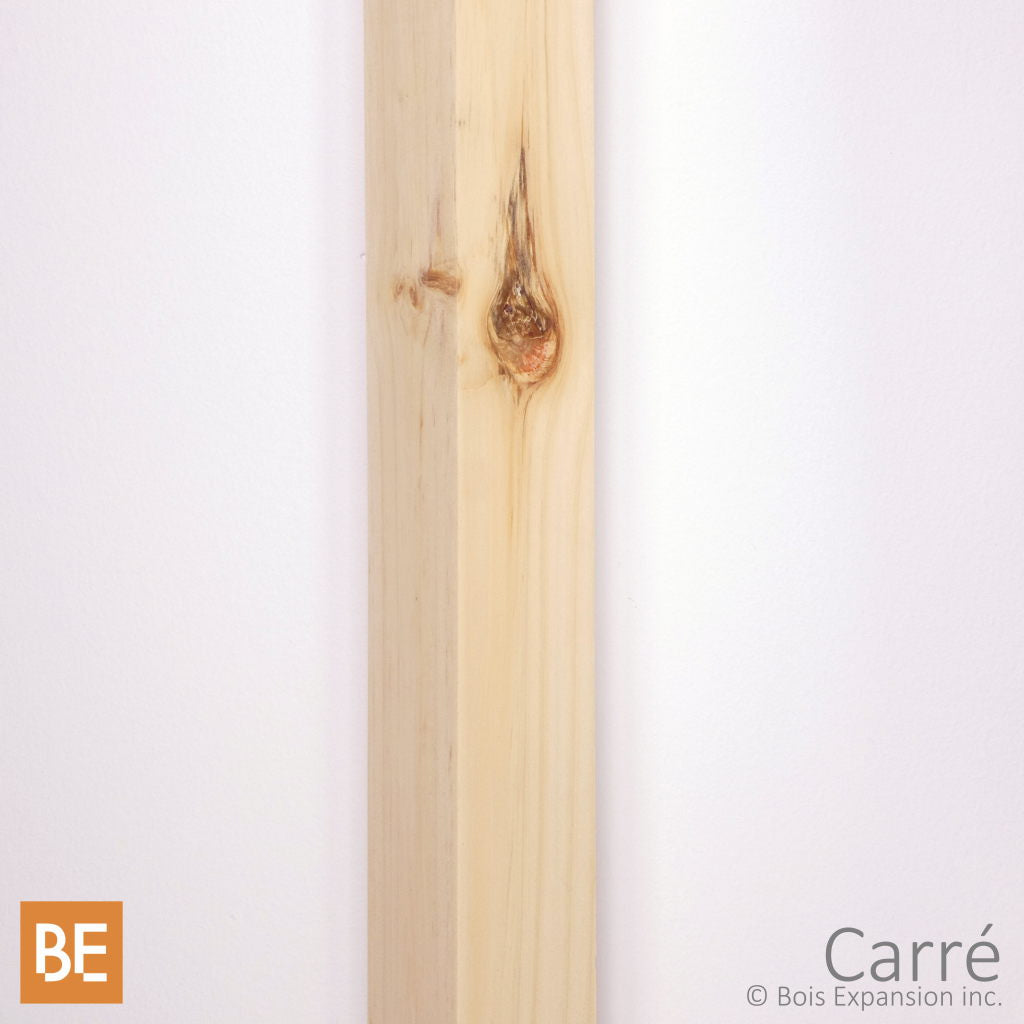 Barreau d'escalier en bois pour l'extérieur | Carré 1-1/4 x 42 po | Pin ...