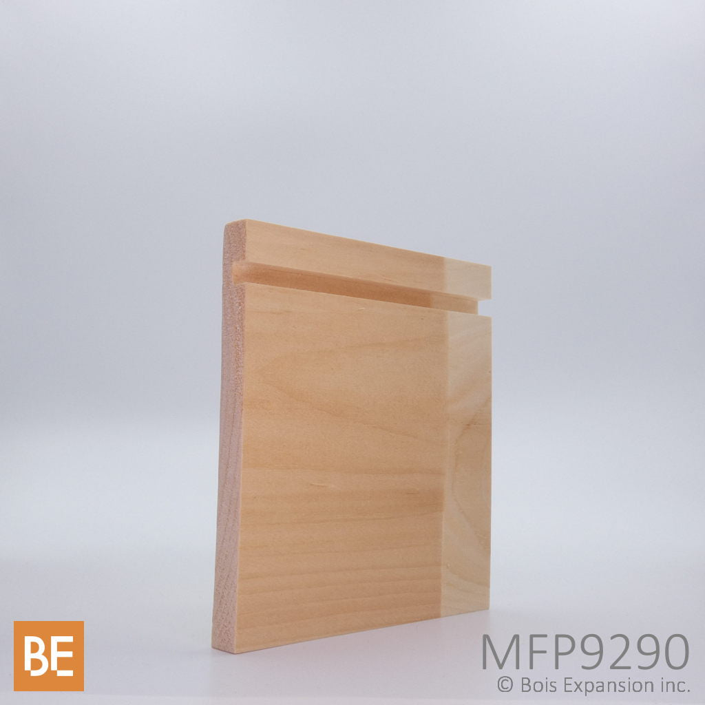 Plinthe en bois 1/2 x 5 po | Pin blanc jointé | MFP9290 Encoche – Bois ...