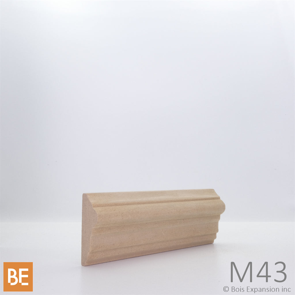 Cimaise en MDF 5/8 x 1-3/4 | Uni et motifs – Bois Expansion